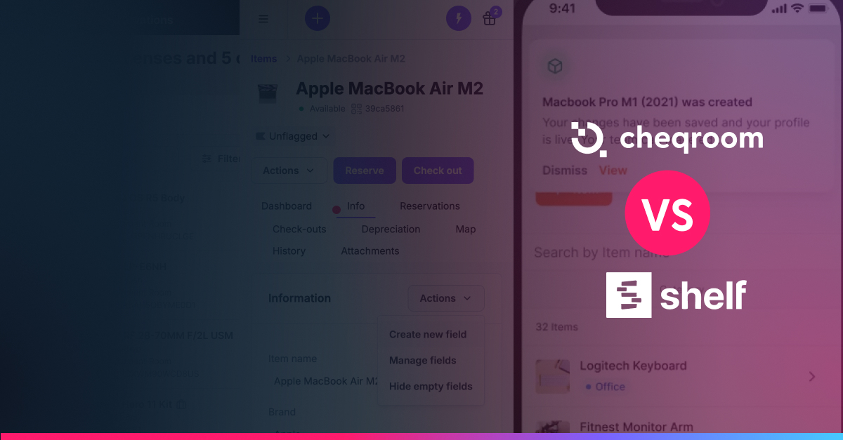 Cheqroom vs Shelf. One mimics the look. The other delivers… | Cheqroom