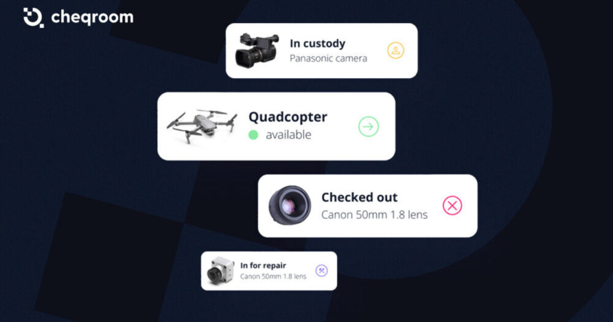 Equipment booking software: keep track of your assets | Cheqroom