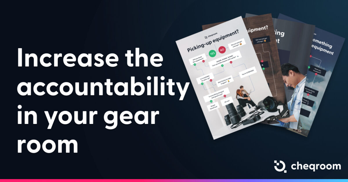 Equipment Management poster bundle | Cheqroom | Cheqroom